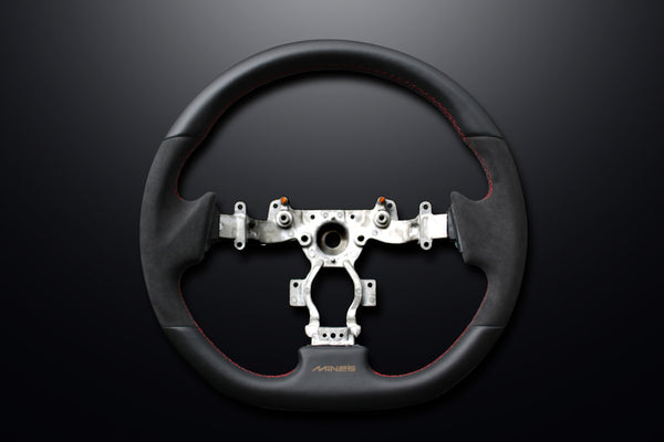 Mines Steering Wheel for R35 Nissan GT-R - D Shape - Realm Performance